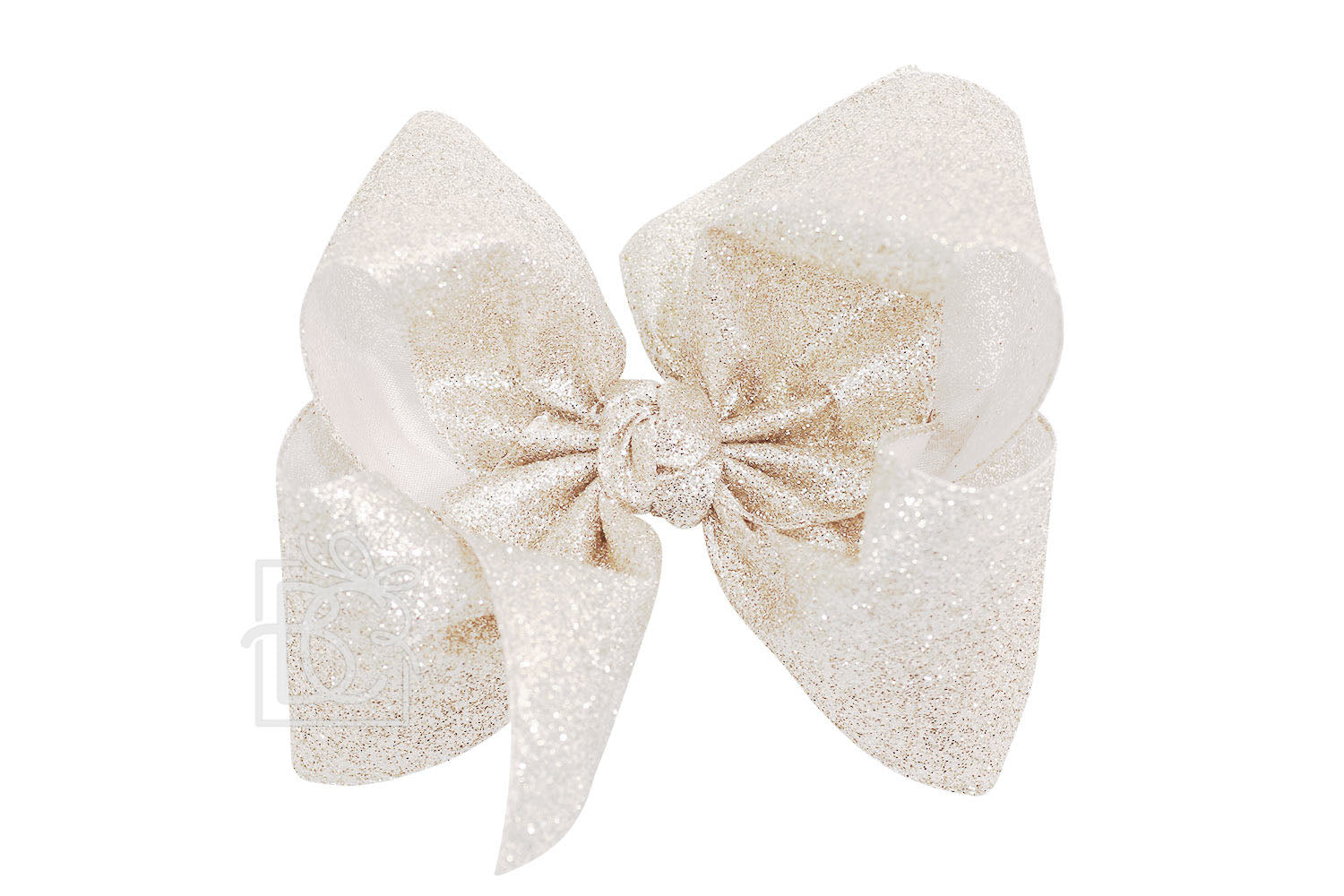 ANTIQUE WHITE GLITTER METALLIC BOW – Walker Boutique
