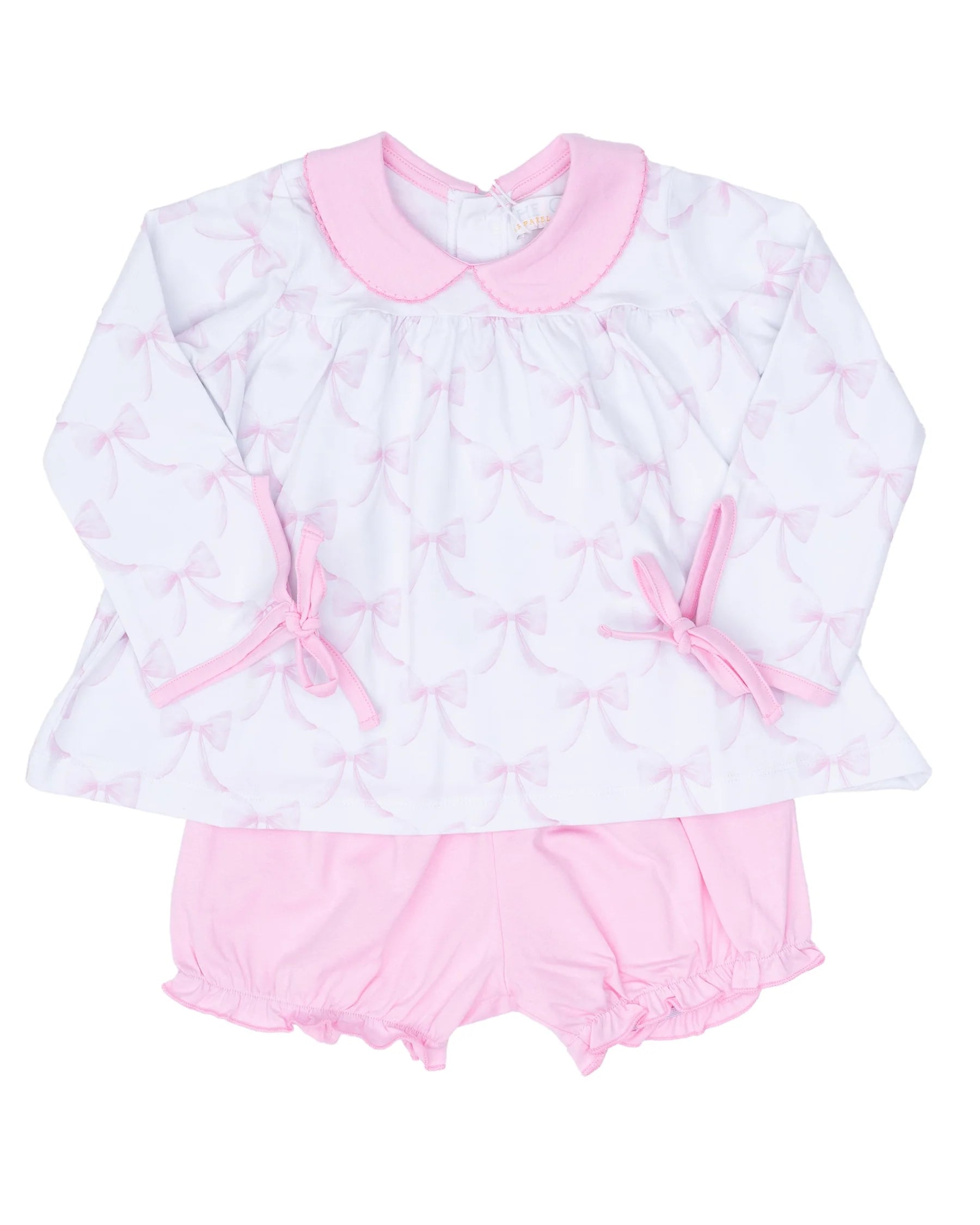 BUBBLEGUM BOWS MARY CHARLOTTE BLOOMER SET – Walker Boutique